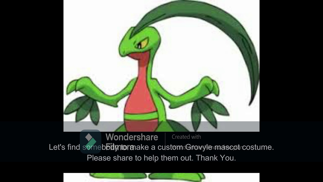 Decide If You Can Make A Custom Grovyle Mascot Costume From Pokemon ...