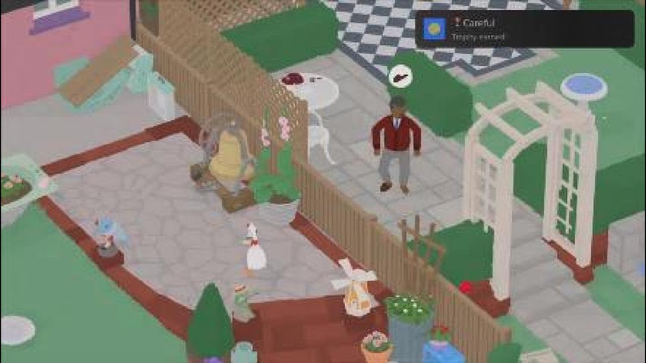 Untitled Goose Game - Careful Trophy - YouTube