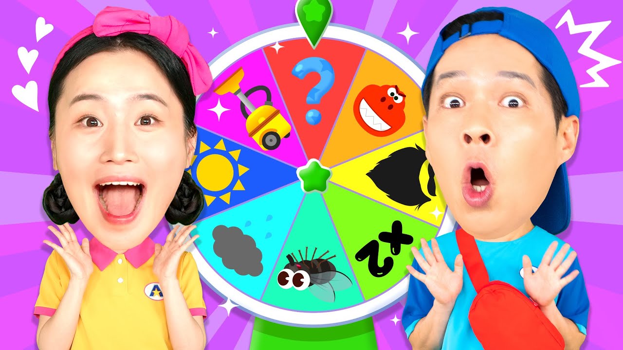 Spin the Magic Wheel! 🎯 What Crazy Surprise Will It Pick? 🤣 Kids Songs ...