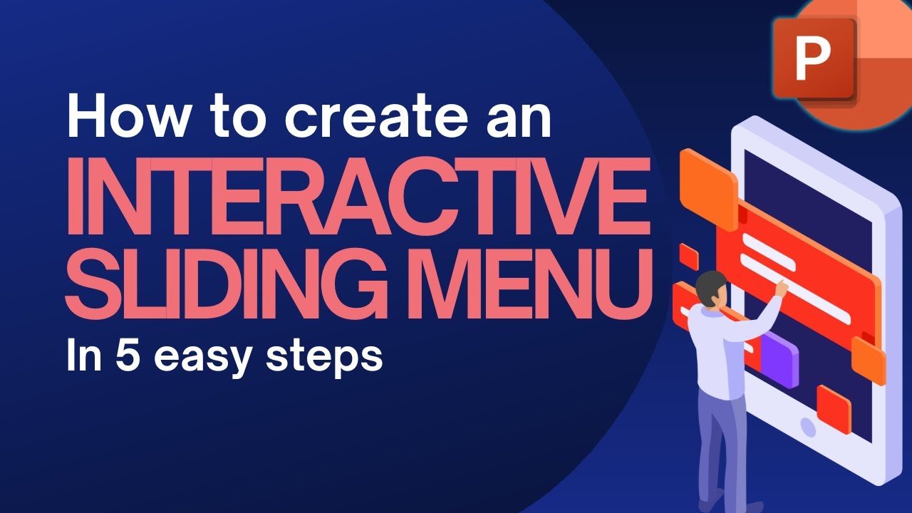 How to Create a Sliding Interactive Menu in PowerPoint | Step-by-Step ...