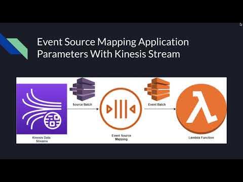 Using AWS Lambda with Amazon Kinesis - Event Source Mapping Application Parameters - YouTube