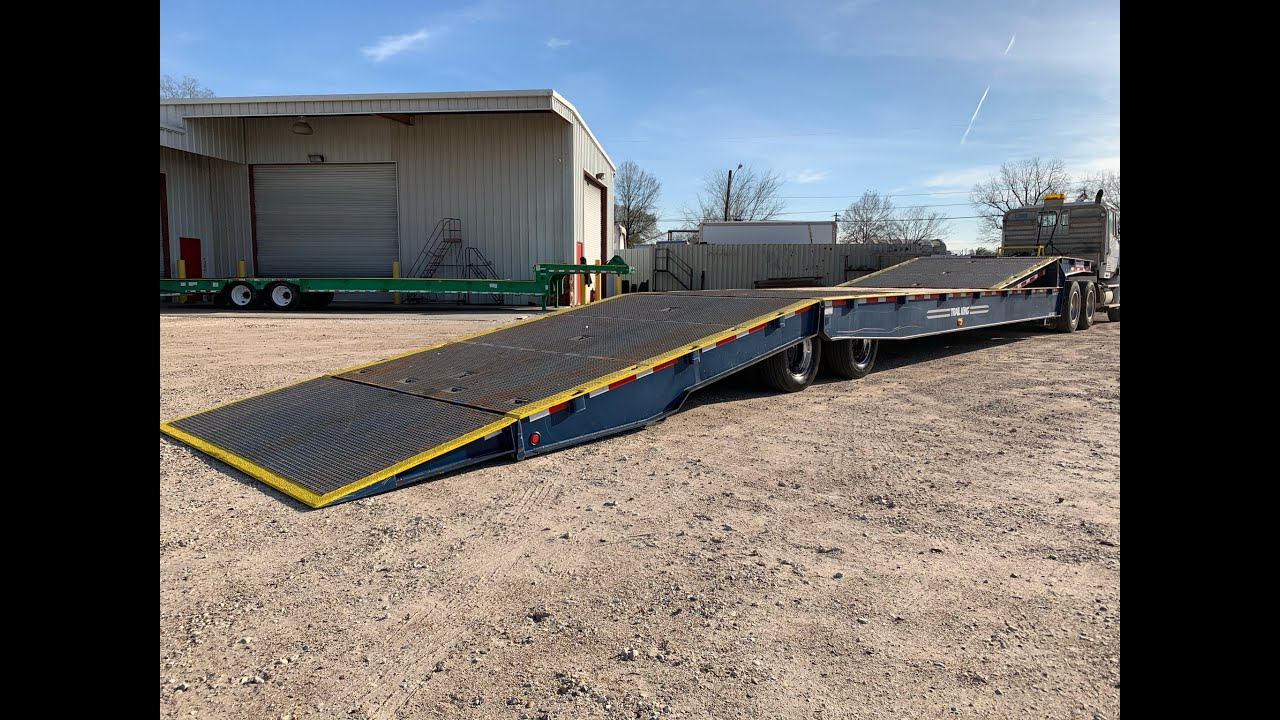 2012 Trail King TK80 HST Equipment Trailer - YouTube