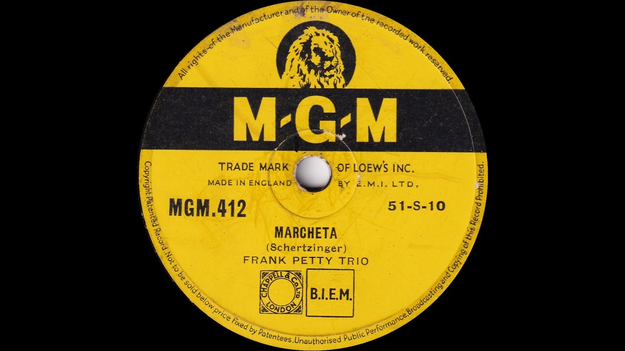 Frank Petty Trio - Marcheta - YouTube