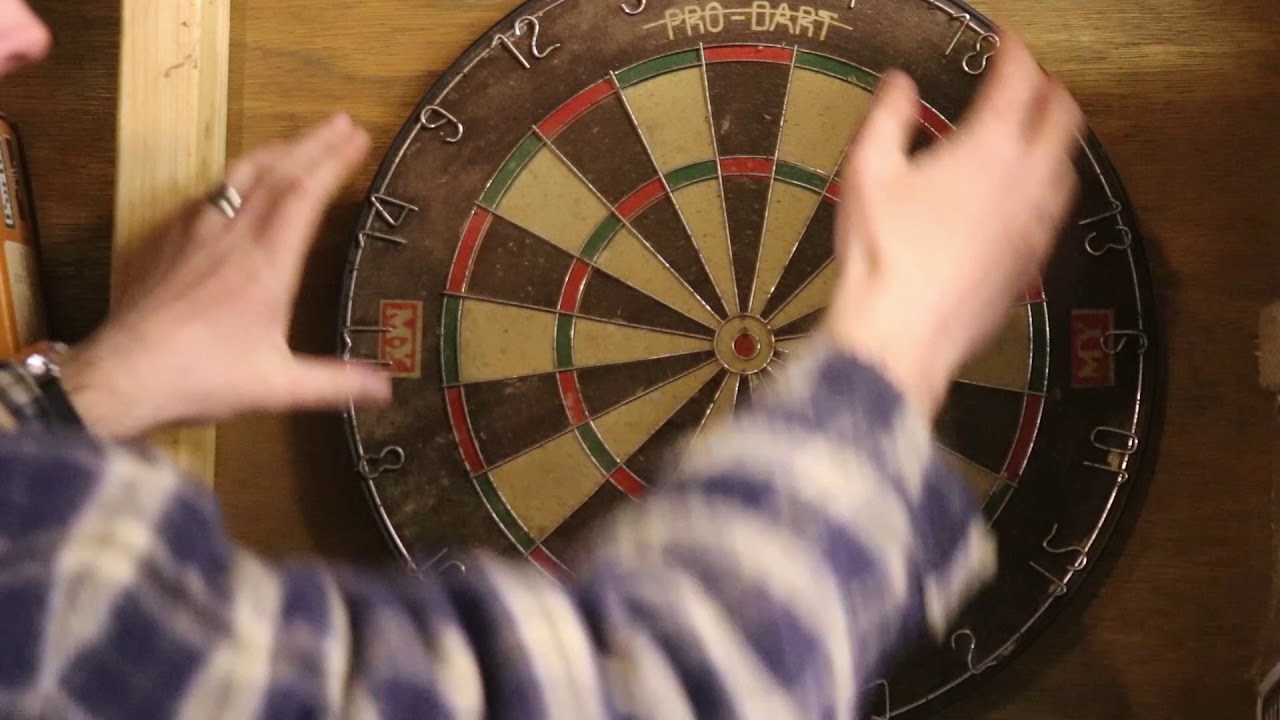 Dart Board Cleaning - YouTube