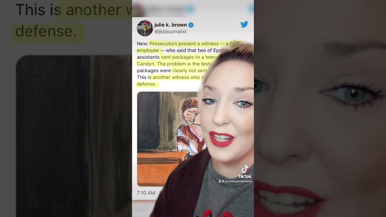 Ghislaine Maxwell Trial Tracey Chappell of FedEx - YouTube