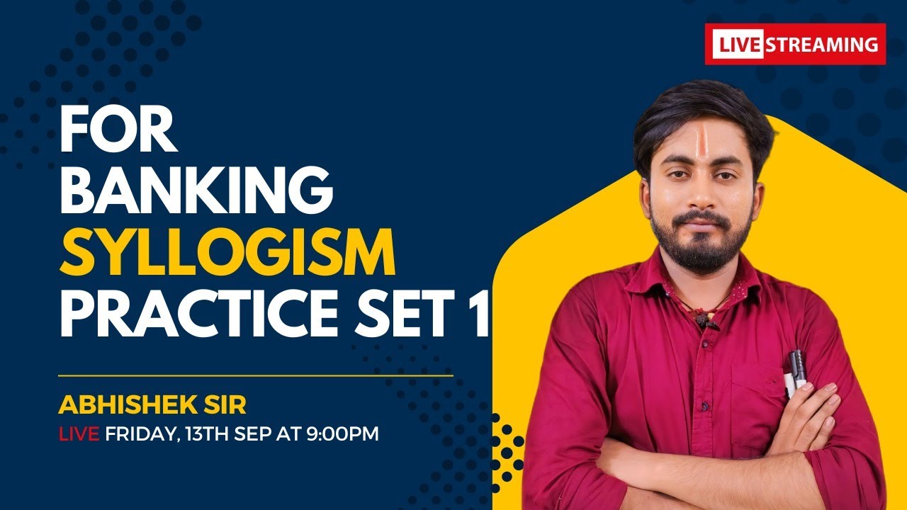 Syllogism Practice Set 1 | Syllogism Part 1 Practice | Reasoning by ...