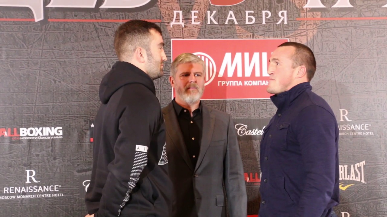 Lebedev-Gassiev: FIRST face off in Moscow! #LebedevGassiev #boxing ...