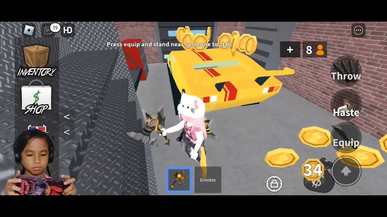 Roblox gaming.look at my faceless character in mm2 - YouTube