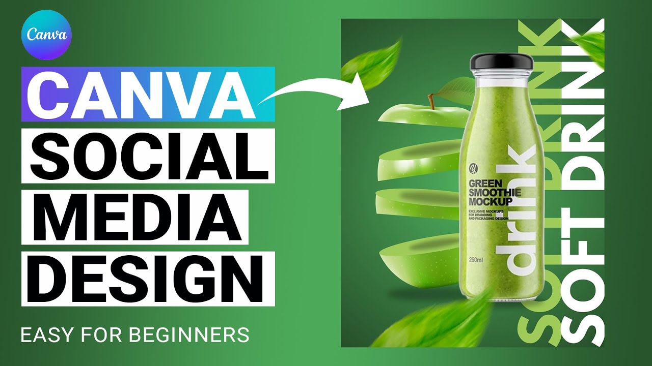 How to Make Social Media Posts Using Canva | Canva For Beginners - YouTube