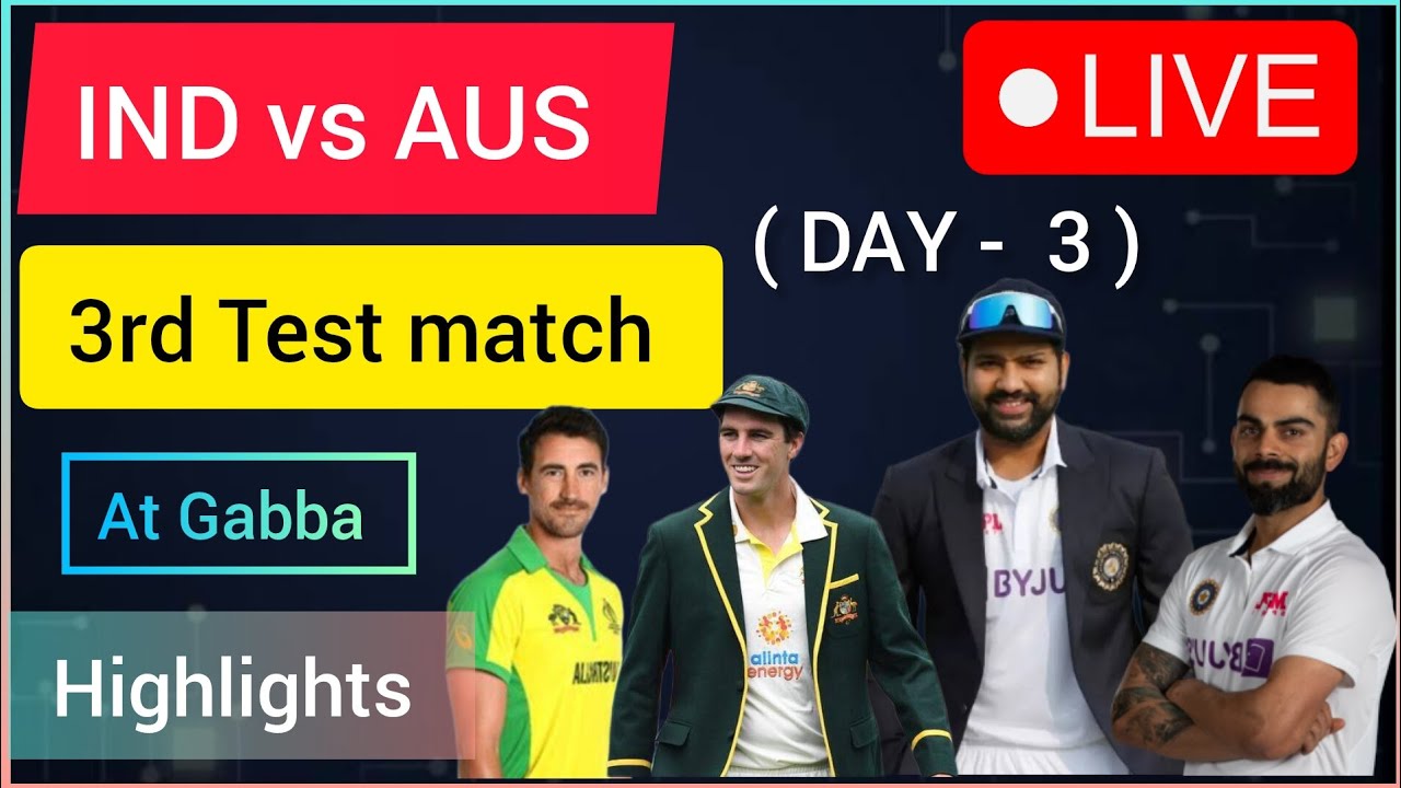 Highlights of IND vs AUS day 3 of 3 test match of BGT//#super#graphics# ...