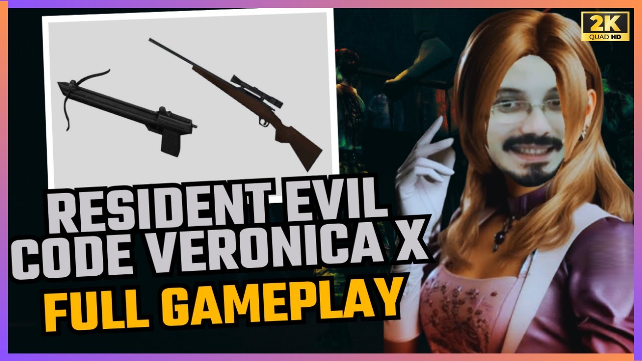 RESIDENT EVIL CODE VERONICA X - DESAFIO SOMENTE BOWGUN E RIFLE - FULL ...