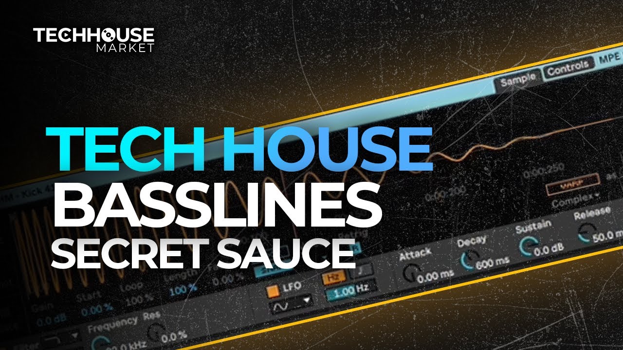 Making Tech House Basslines with kicks - YouTube