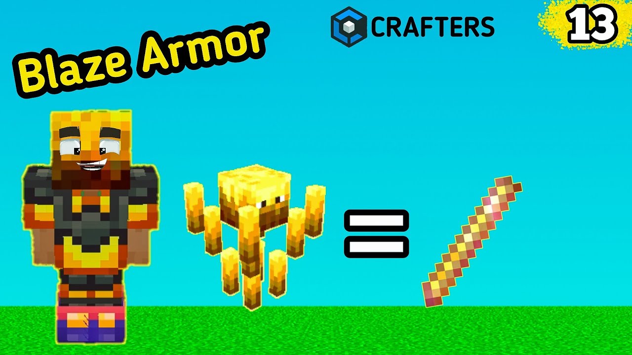 MAKING BLAZE ARMOR IN CRAFTERSMC | HINDI | EP13 - YouTube
