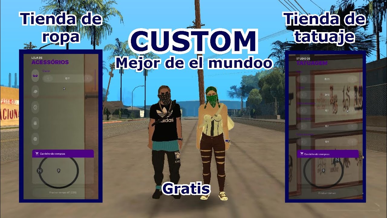 (MTA SA )• ¡ MEJOR CUSTOM | CON TATUAJE Y CON MAS VIERIEDAD ...