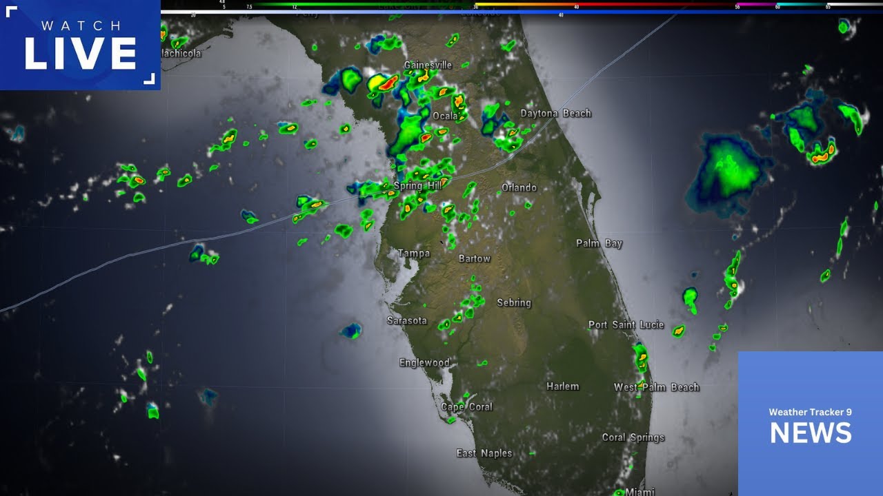 Live: Tracking Strom in State of Florida (24/7 Hour Stream) - YouTube
