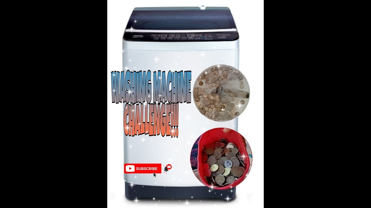 WASHING MACHINE CHALLENGE!!! - YouTube