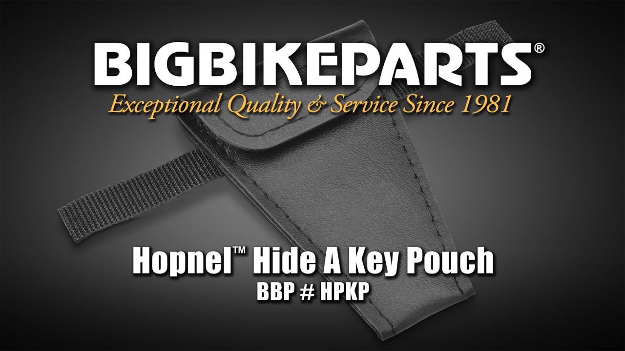 Hide A Key Pouch for Motorcycles - YouTube