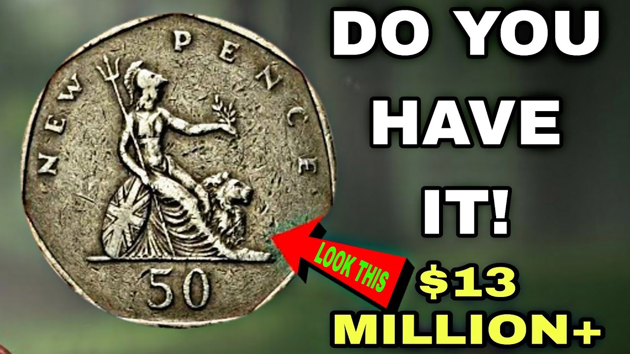 Top 5 Rare and Valuable UK 50p Coins | British Fifty Pence Pieces That ...