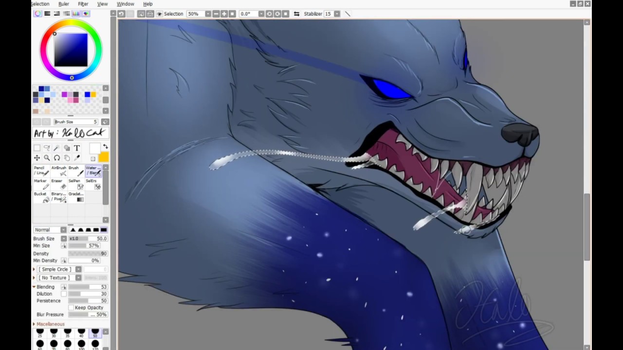 Werewolf Halo [Speedpaint] - YouTube