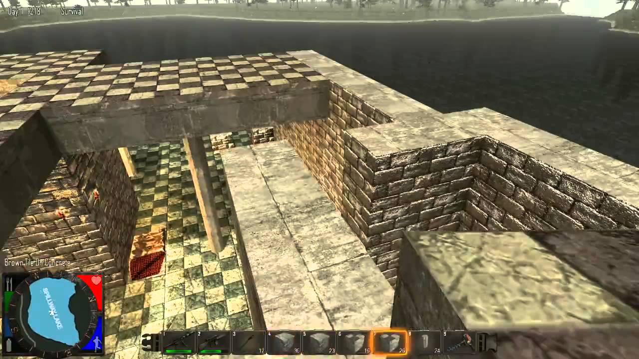 7D2D castle building part one - YouTube