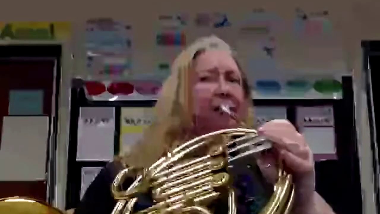 Lets Go Band French Horn Play Along Track 1 - YouTube