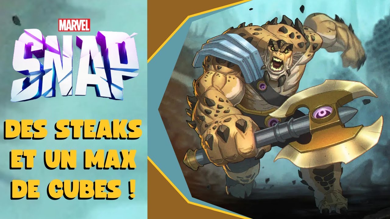 Des Steaks Et Un Max De Cubes ! - Marvel Snap #302 - YouTube