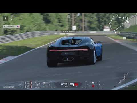 Gran Turismo 7 - Bugatti Chiron Nürburgring Nordschleife lap attempt - YouTube