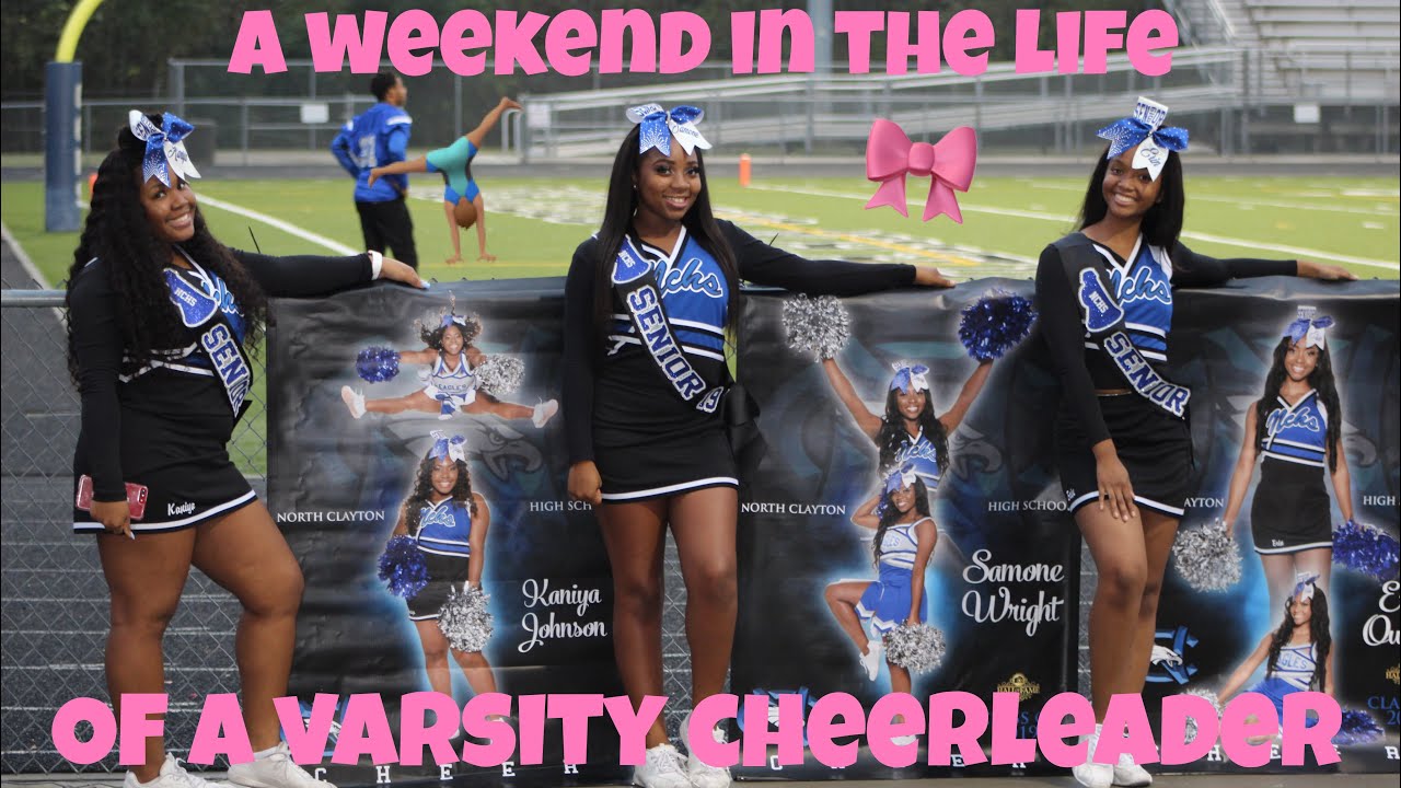 WEEKEND IN THE LIFE OF A VARSITY CHEERLEADER: PEP RALLY EDITION - YouTube