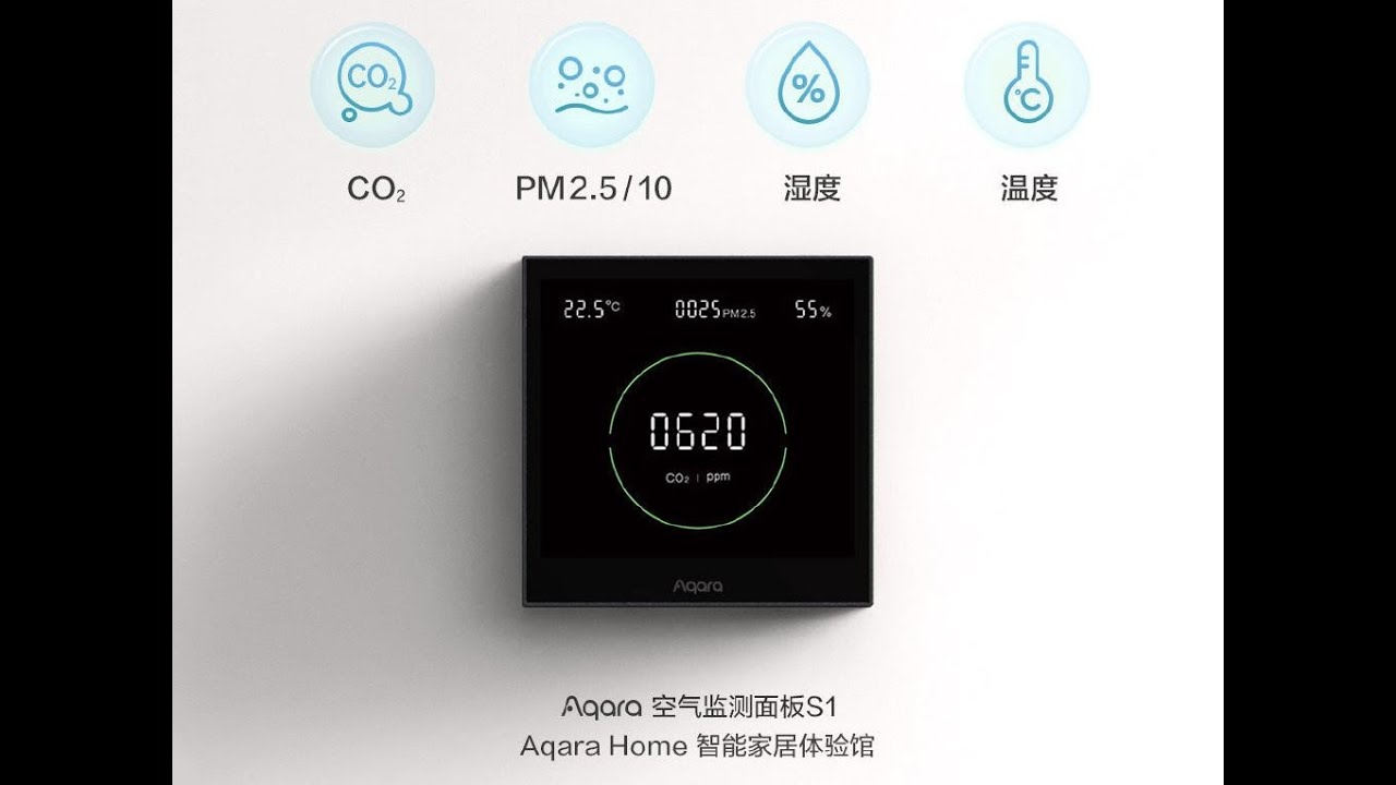 Aqara S1 Air Monitoring Panel - YouTube