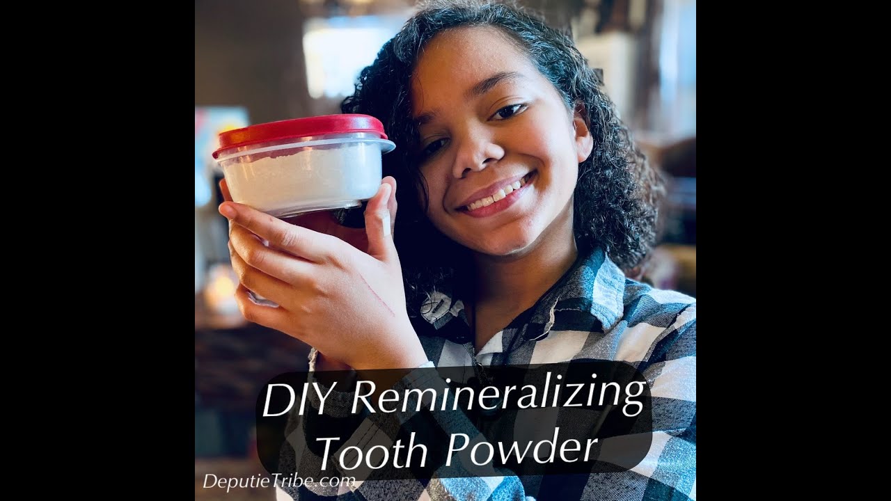 DIY Remineralizing Tooth Powder - YouTube