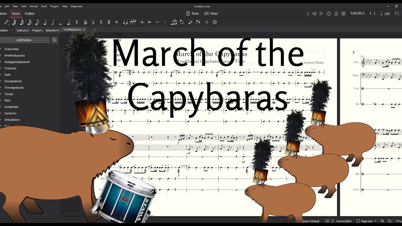 March of the Capybaras - YouTube