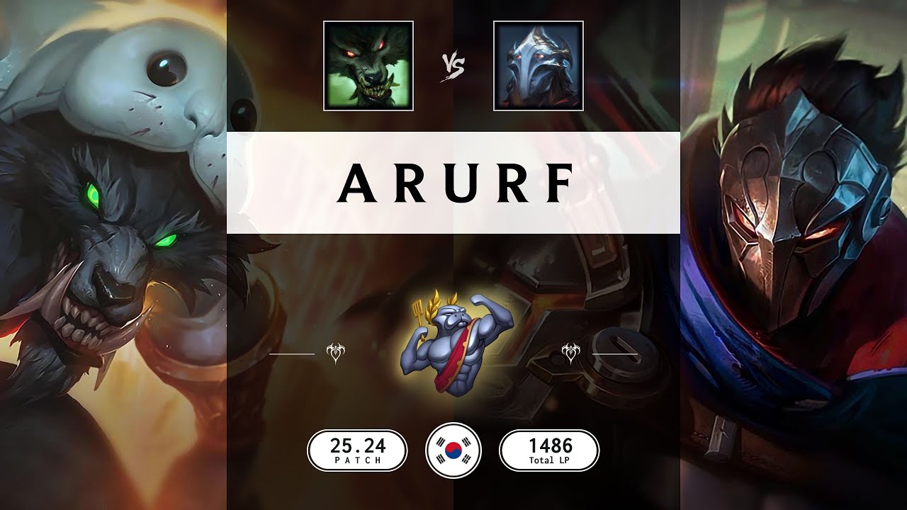 ARURF Match: Warwick vs Viktor - KR server Patch 25.24 - YouTube