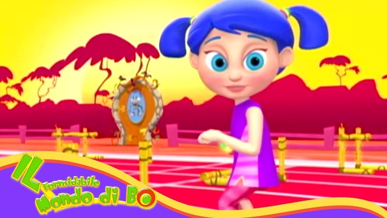 🌈💜 Il Formidabile Mondo di Bo | Bo e la creatura delle scosse | Cartoni ...