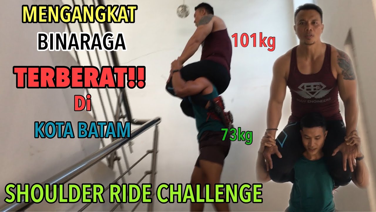 SHOULDER RIDE CHALLENGE vs BINARAGA TERBERAT BATAM - YouTube