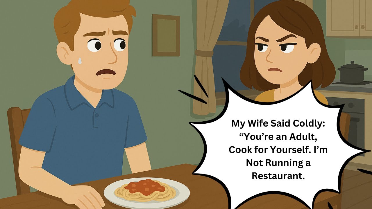 My Wife Said Coldly: “You’re an Adult, Cook for Yourself. I’m Not ...