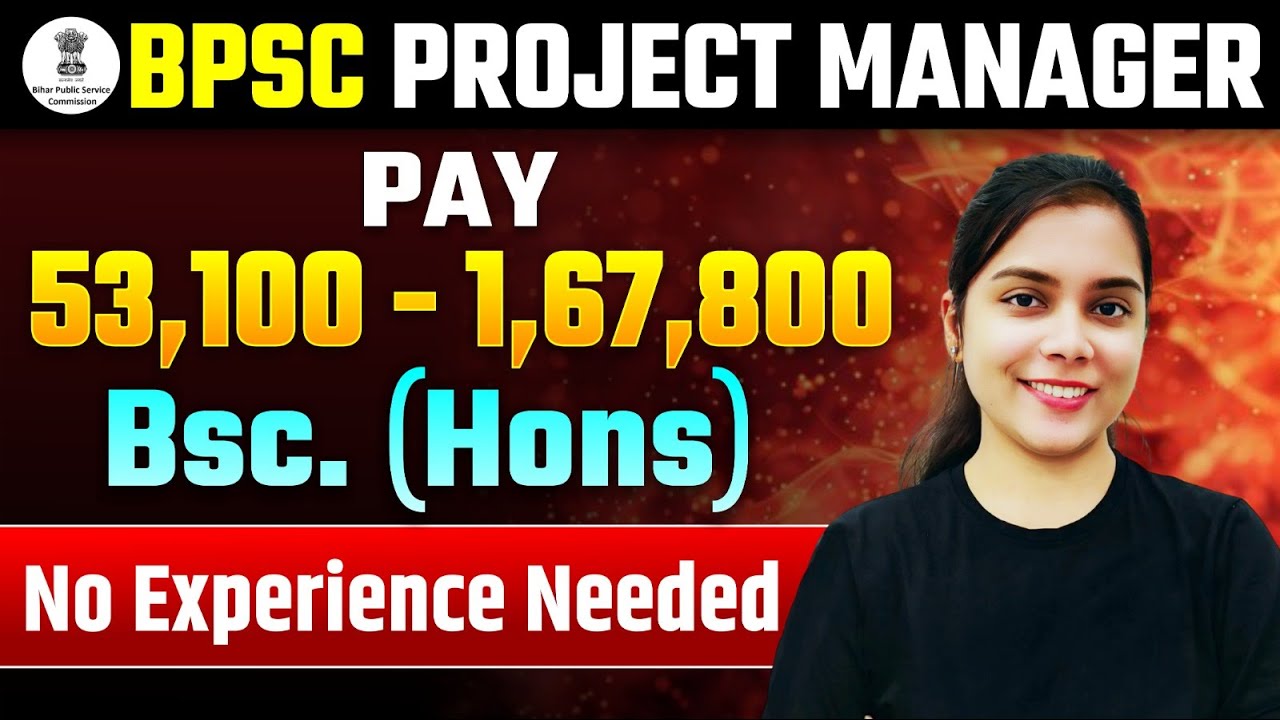 BPSC Project Manager | B.Sc. & M.Sc. Only #mscchemistry #bsc - YouTube