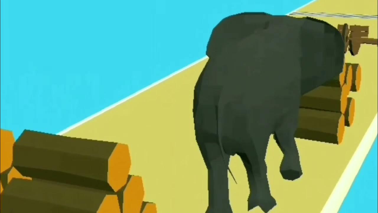 Hide and seek game wite crow mommoth Elephant Tiger Lion gorilla ...