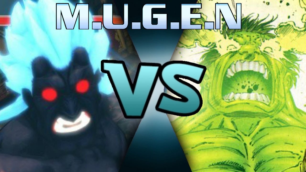 M.U.G.E.N ONI vs World Breaker Hulk - YouTube