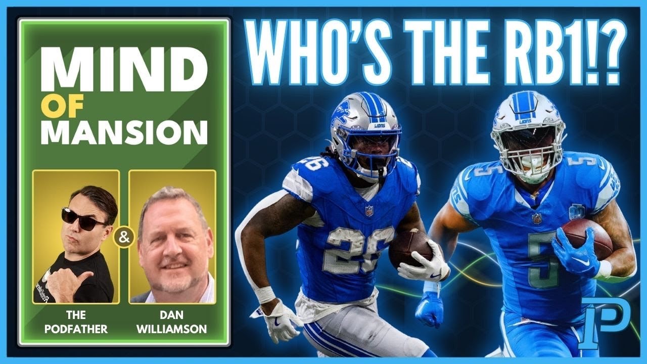Position Battles for Fantasy Football: Who is Detroit's RB on the Mind of Mansion w/ Dan ...