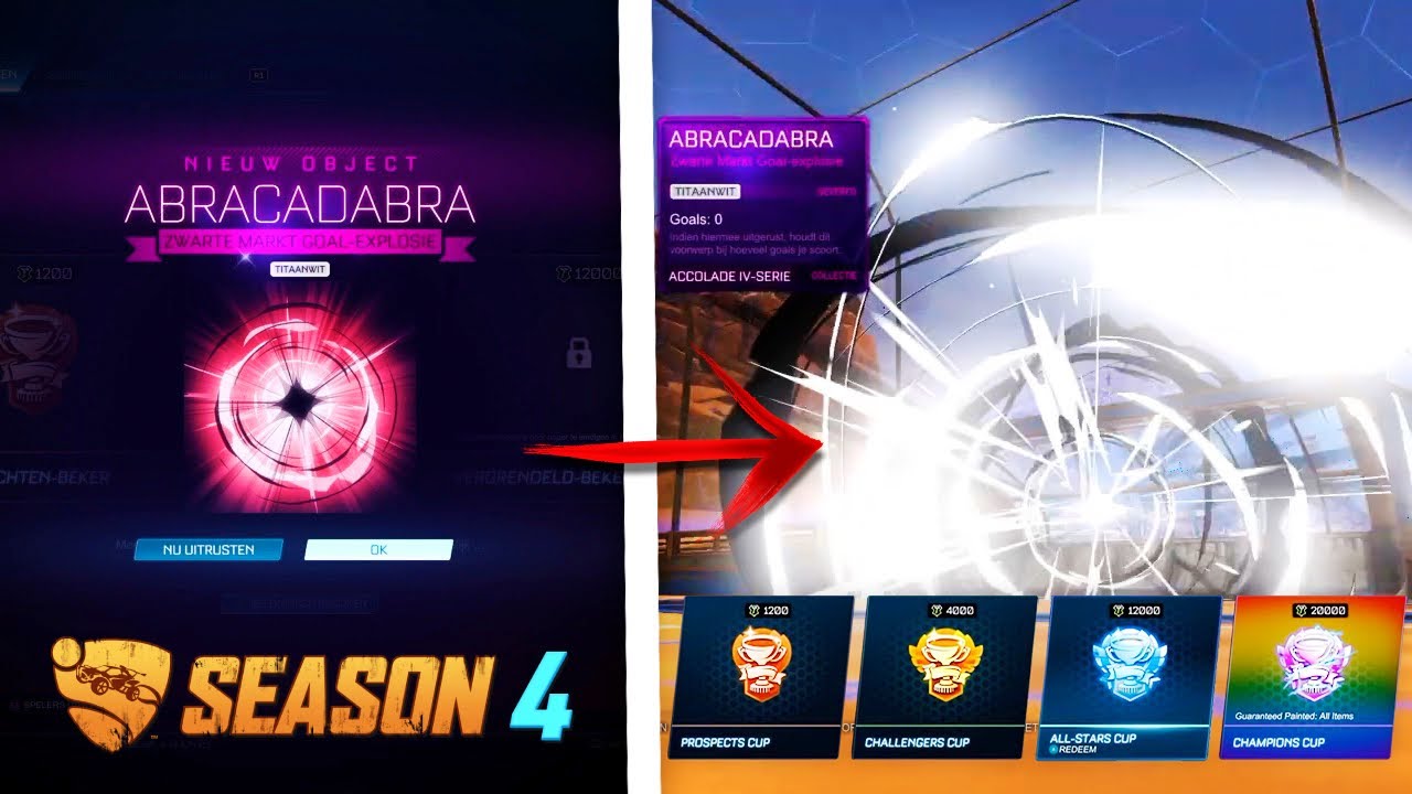 Best New Tournament Rewards Opening Rocket League (Season 4) - YouTube