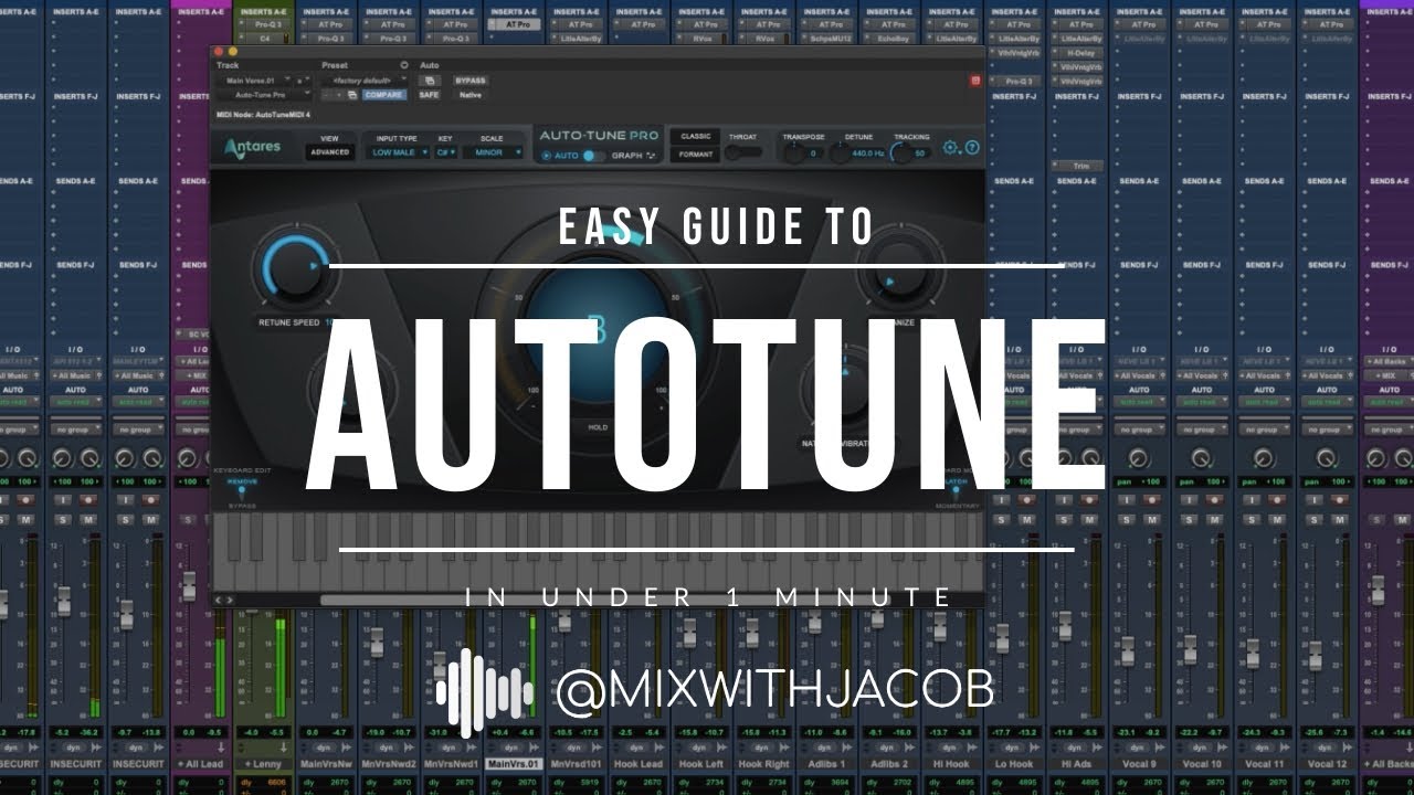 Easy guide to AUTOTUNE in under 1 minute! - YouTube