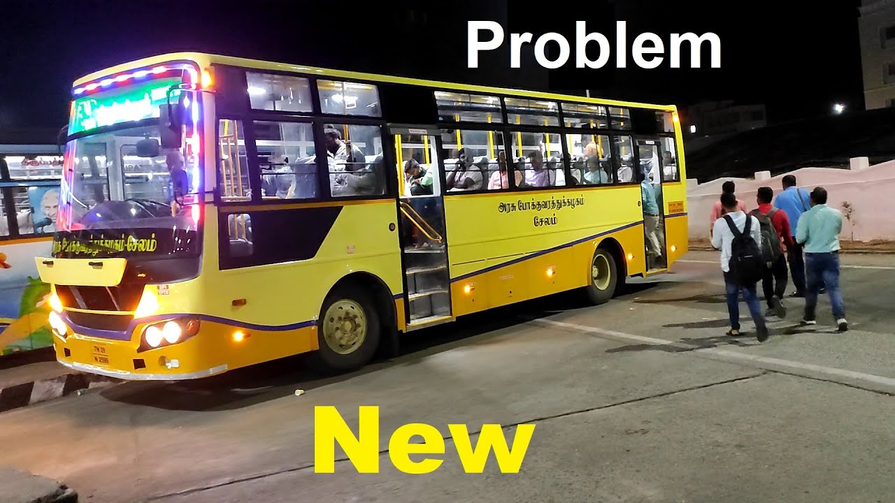Beauty 😍 .. New Yellow TNSTC bus.. but a Problem - YouTube