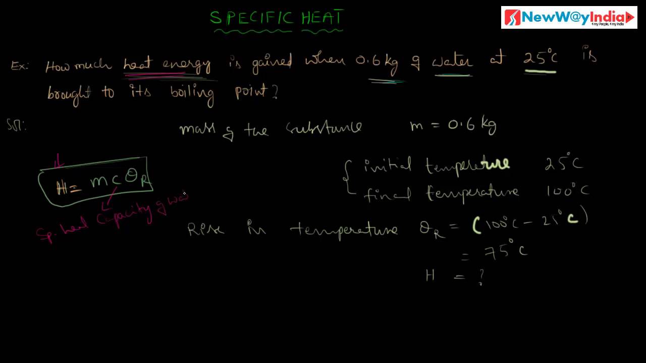 CBSE Class X Science / Physics - Specific Heat Capacity Problems ...