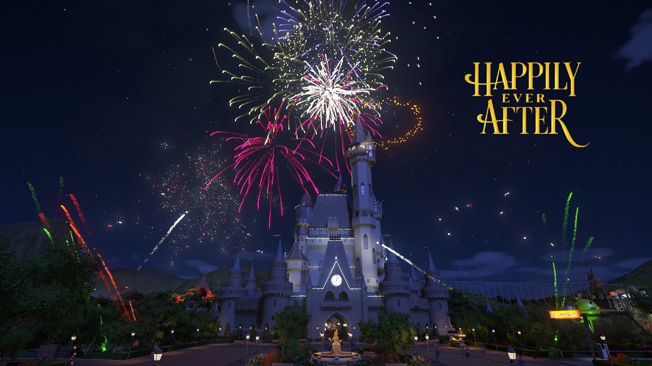 Happily Ever After Firework Spectacular | Planet Coaster - YouTube