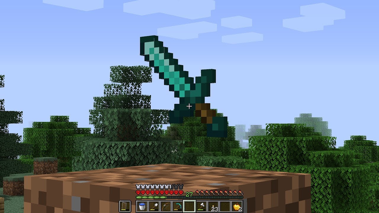 Diamond Sword Time! EP8 Hardcore Minecraft - YouTube