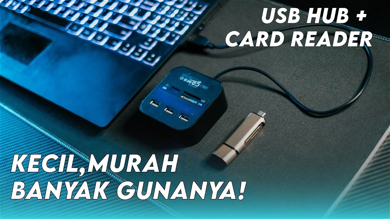 ALAT-ALAT INI BERGUNA BANGET ! | USB HUB + CARD READER, OTG | GAVREVIEW ...