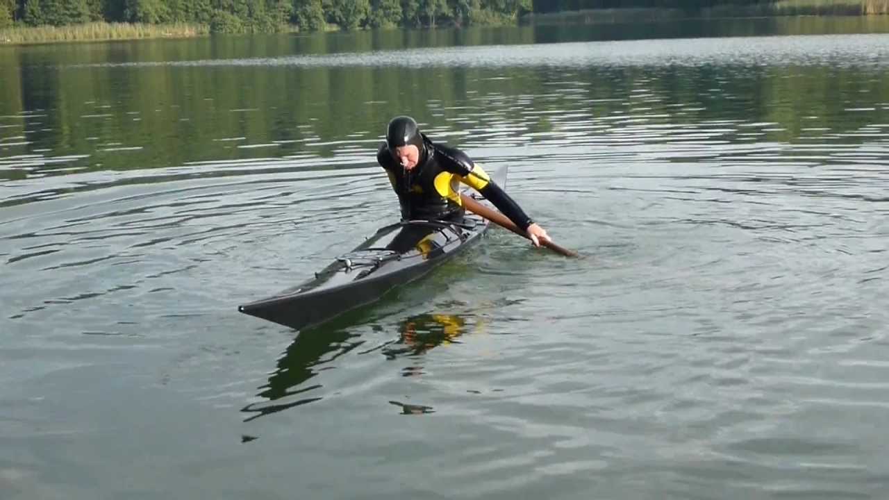 Greenland Kayak Roll: sculling behind back left - YouTube