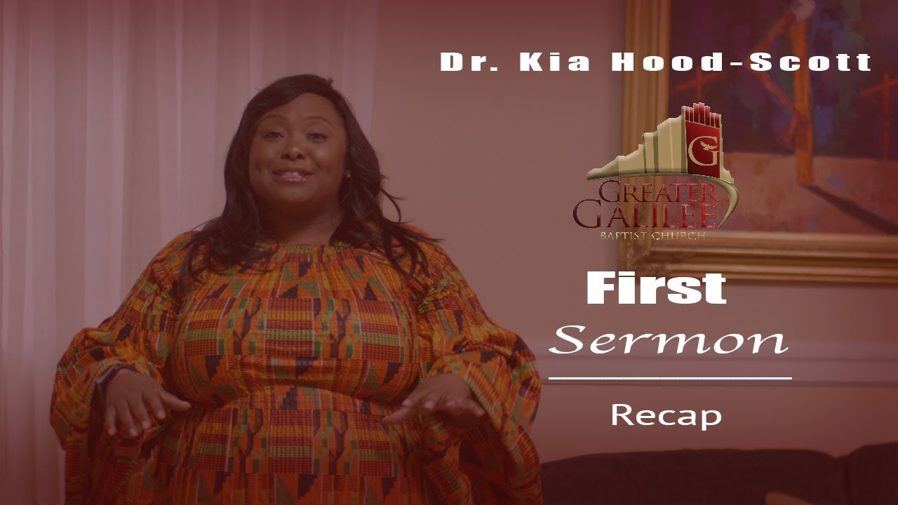Pastor Dr Kia Hood Scott at Greater Galilee Baptist Church in Charlotte ...