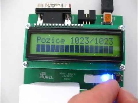 Atmega128 ADC and LCD display - voltmeter with bar graph - YouTube
