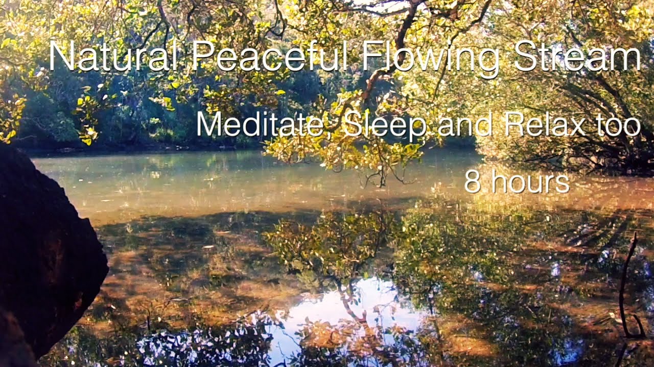 A Real Natural Peaceful Flowing Stream, Meditate, Sleep and Relax Too ...
